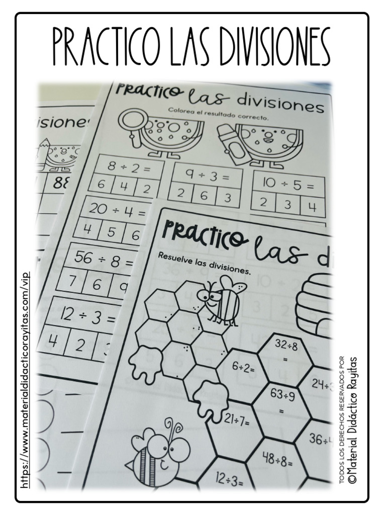 39. Cuadernillo practico las divisiones (1) | PDF