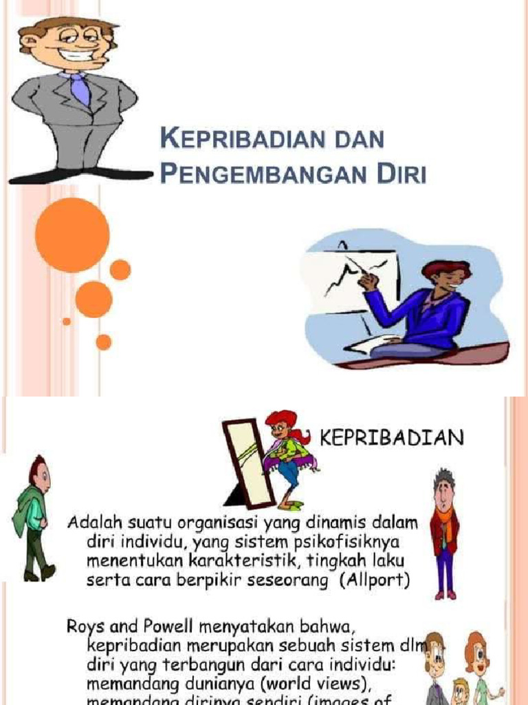 PPT PENGEMBANGAN DIRI KEPRIBADIAN | PDF