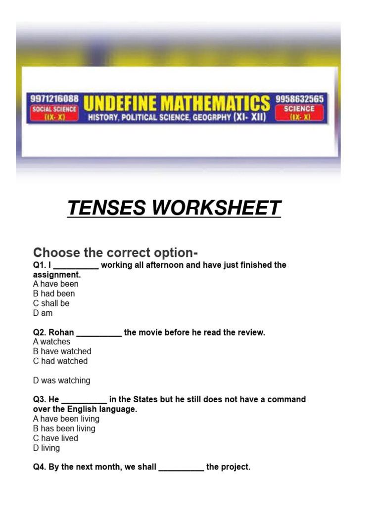 Summer Vacation Assignment English. | PDF | Grammatical Tense | Verb