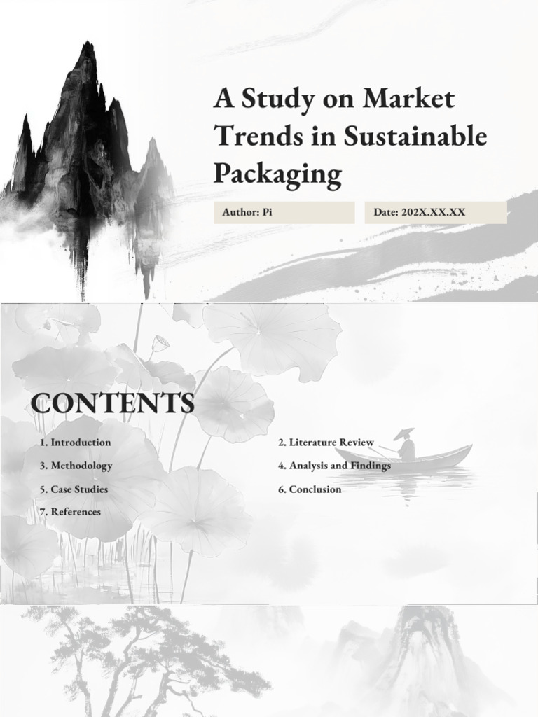 A Study On Market Trends in S | PDF | Sustainability | Natural Environment