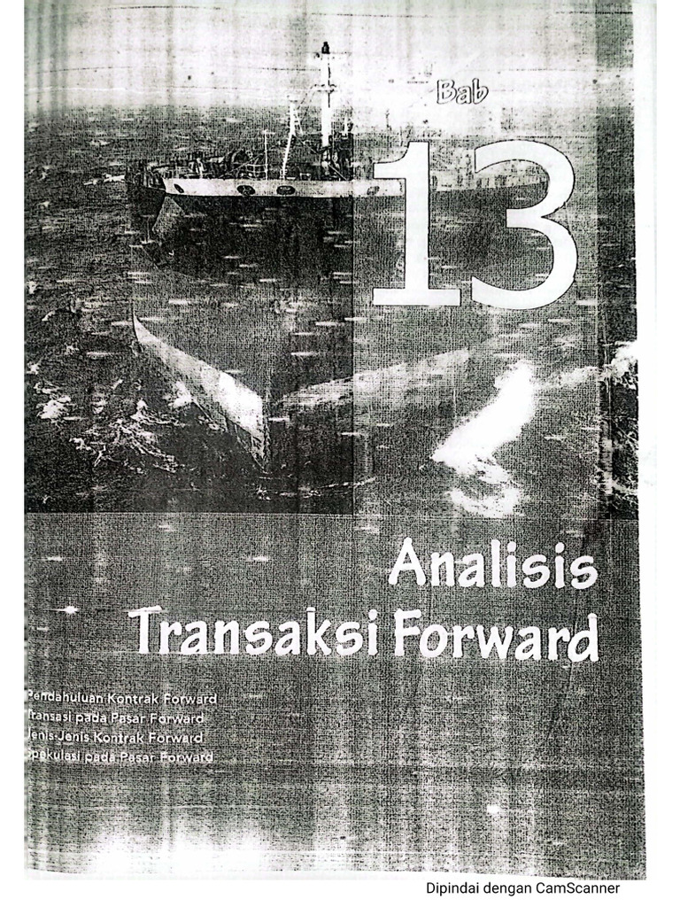 Bab 13 Analisis Transaksi Forward | PDF