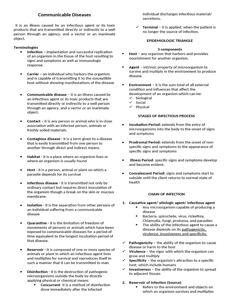 Understanding Communicable Diseases | PDF | Infection | Pathogen