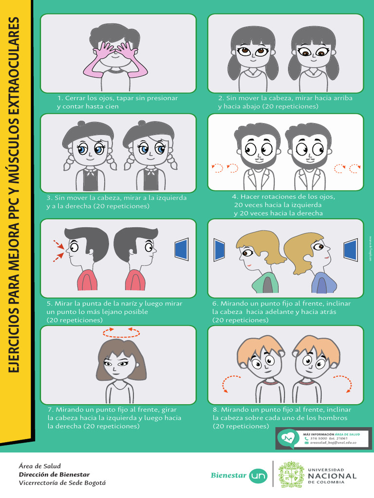 Ejercicios para Mejora PPC y Músculos Extraoculares | PDF