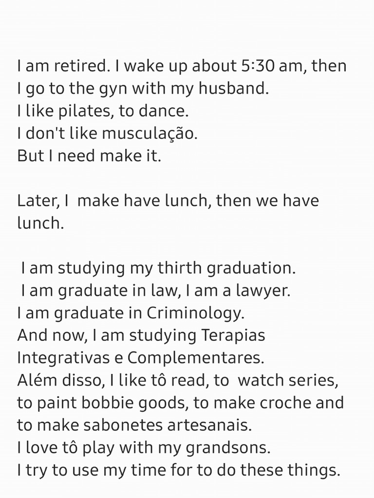 My Routine | PDF