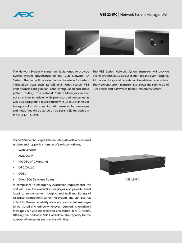 VEB-12-IPC - Bo Dieu Khien Trung Tam | PDF | Usb | Computer Network
