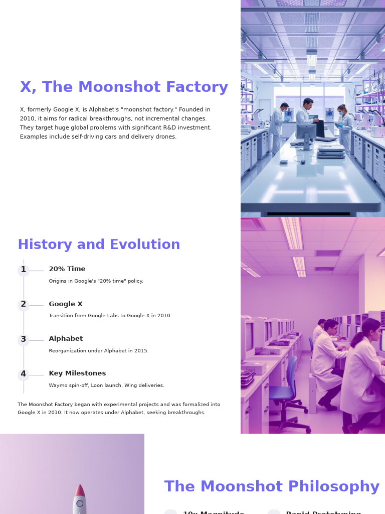 X The Moonshot Factory | PDF