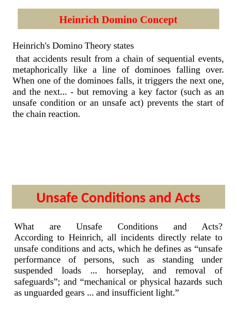 Domino Theory | PDF | Causality | Hazards