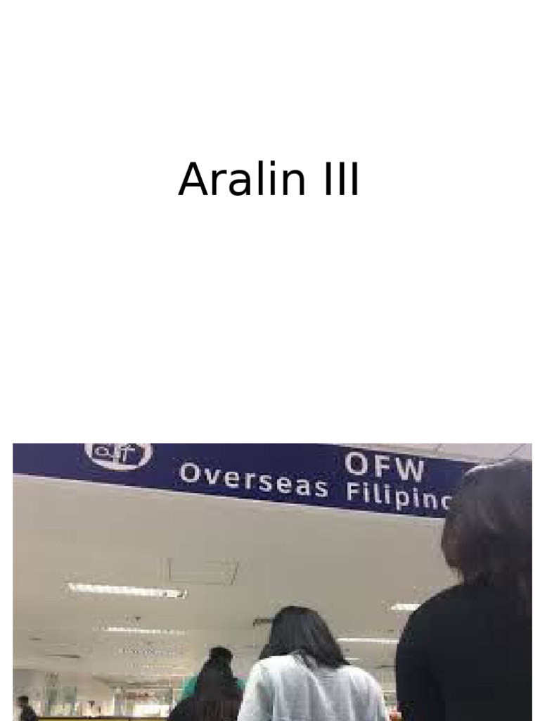 Aralin III Ten | PDF