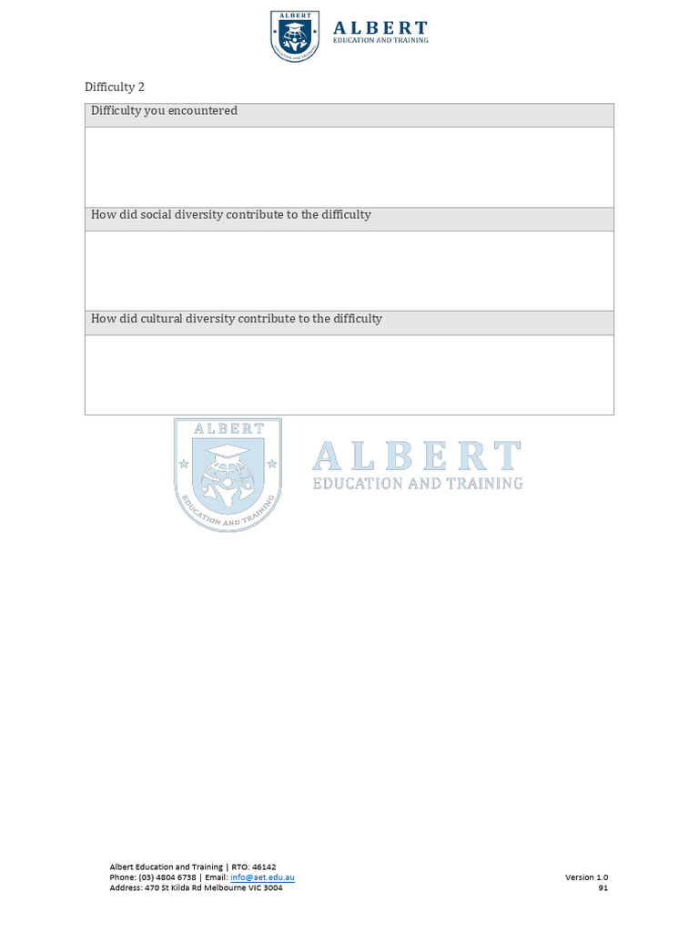 Assessment Workbook CHCDIV001 Done-30 | PDF | Learning | Human ...