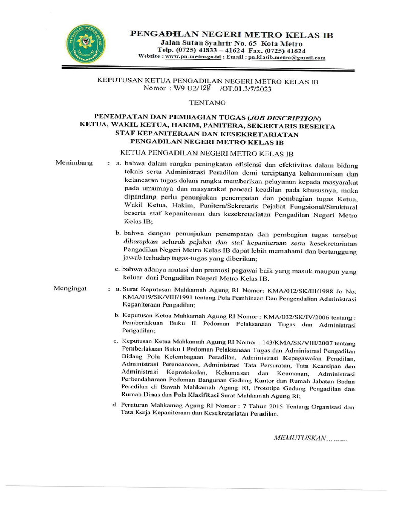 File Tata Kerja-Dikompresi | PDF