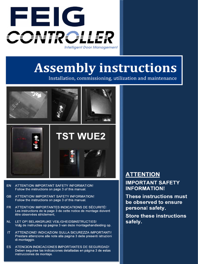 TST Wue2 Assembly Instructions | PDF