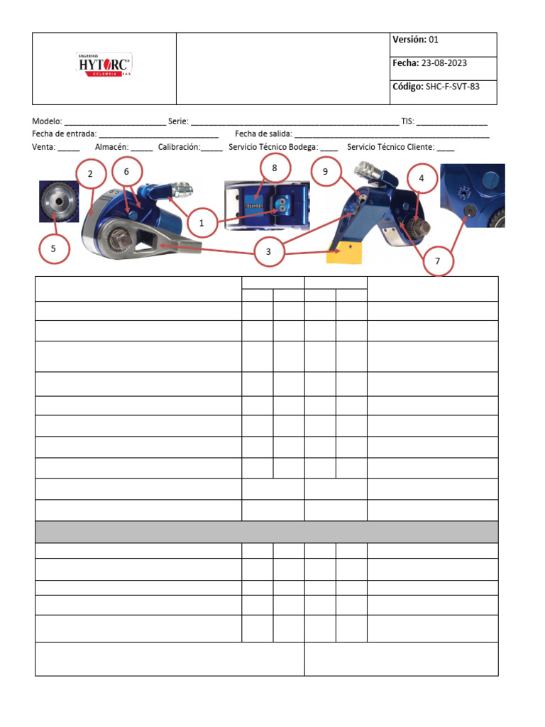 Shc-F-Svt-83check List MXT Plus v1 | PDF