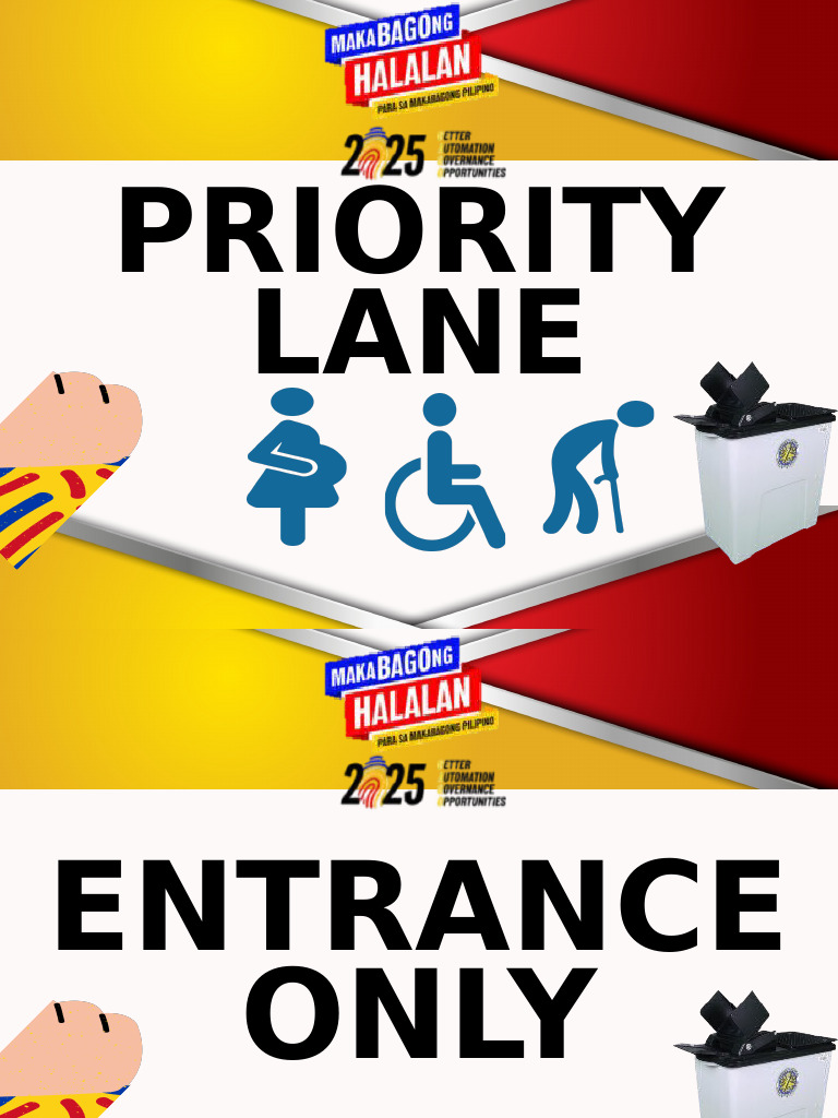 Election 2025 Signages Prayer | PDF | Ballot | Voting