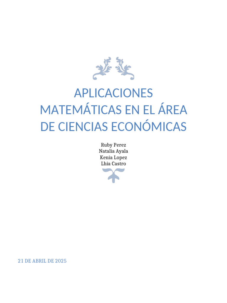Proyecto Matematicas Segundo Corte (Lhia, Kenia, Ruby y Natalia) | PDF ...