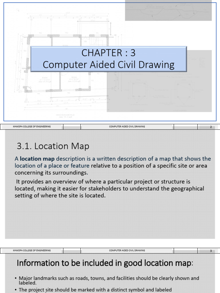Chapter3-all-Computer Aided Civil Drawing | PDF | Drainage | Bridge