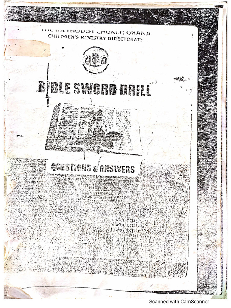 Sword Drill Book | PDF