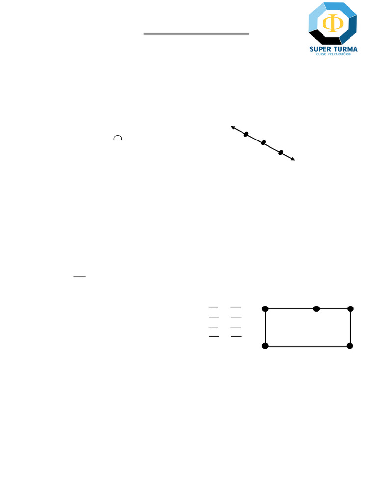 3 Lista de Exercícios - Ponto, Reta e Plano (Geometria) | PDF | Linha (Geometria) | Geometria ...