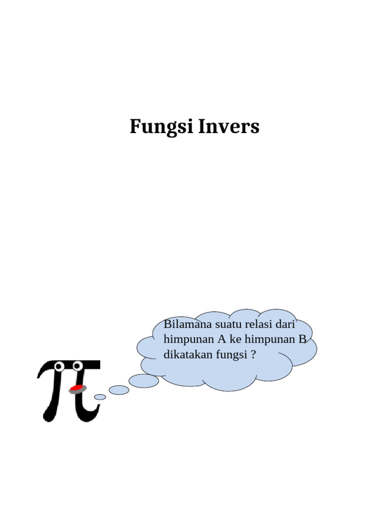 Fungsi Invers | PDF