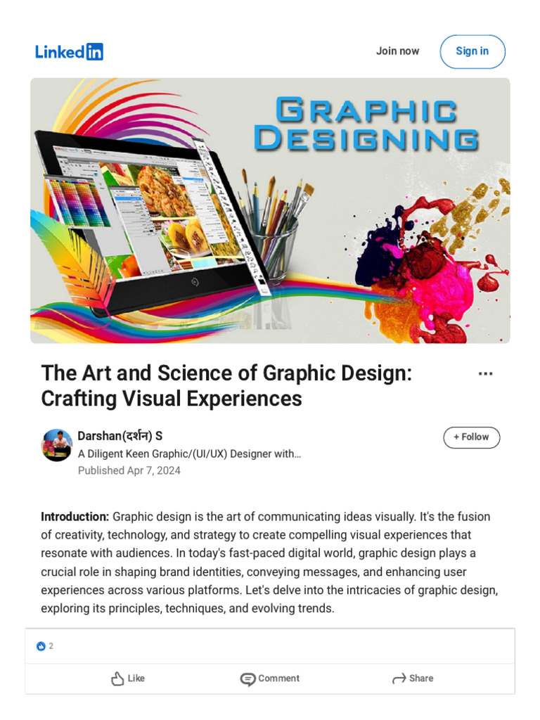 The Art and Science of Graphic Design - Crafting Visual Experiences ...