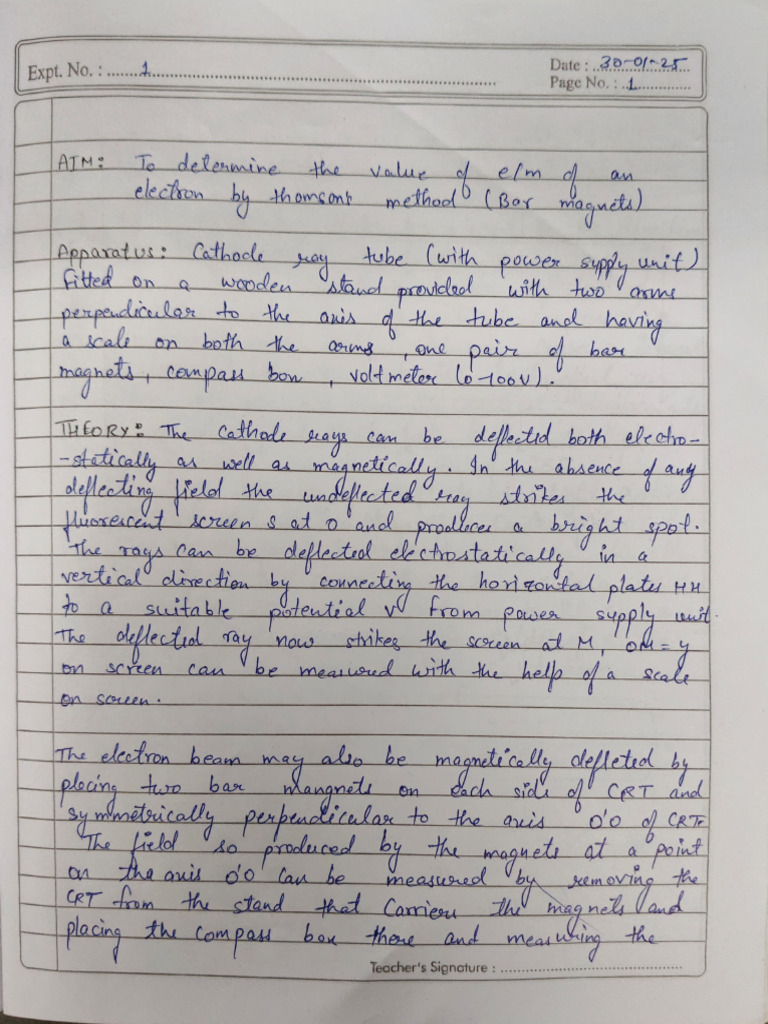 Physics File Sem 2 | PDF