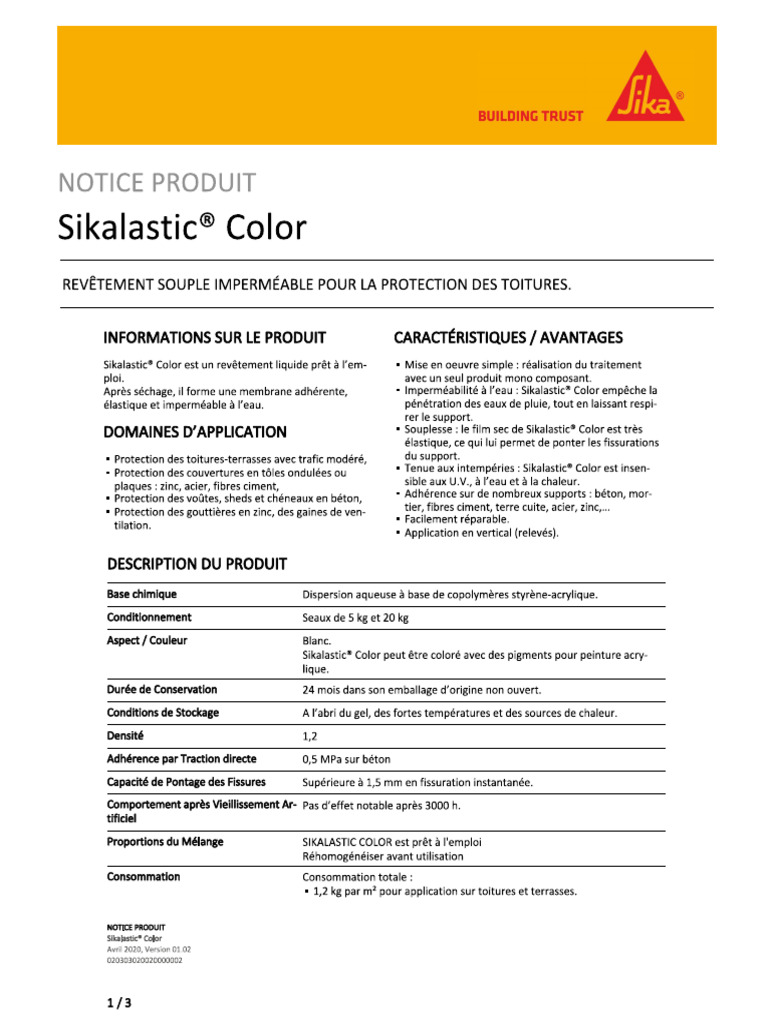 Sikalastic Color | PDF