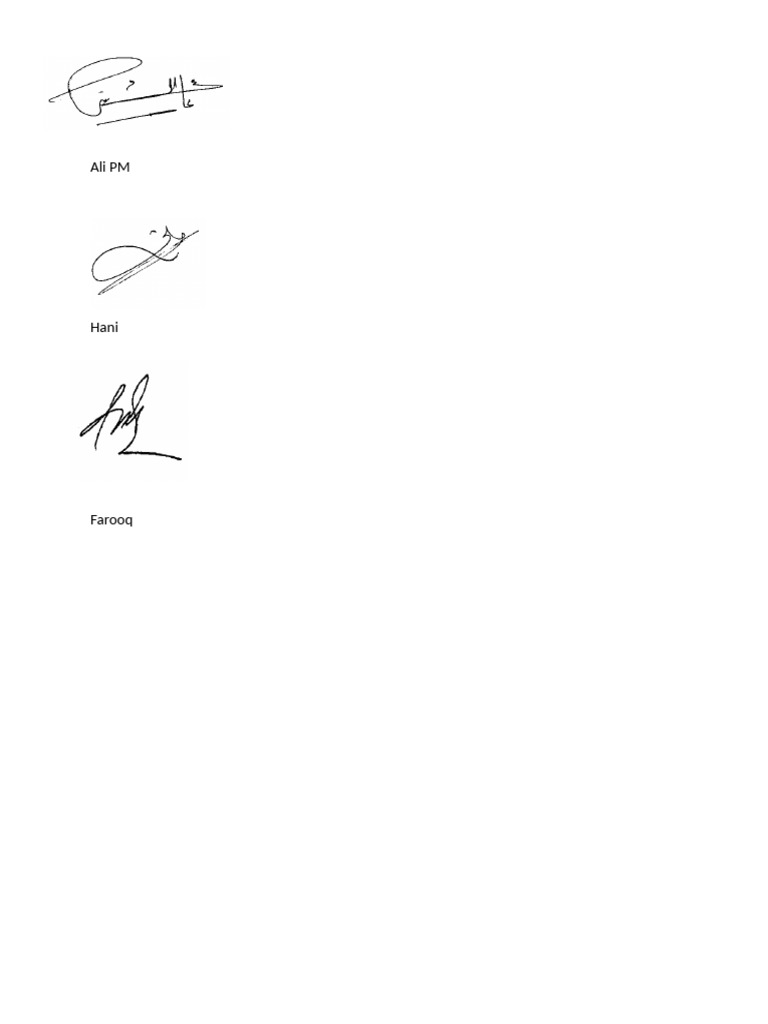 Signatures | PDF