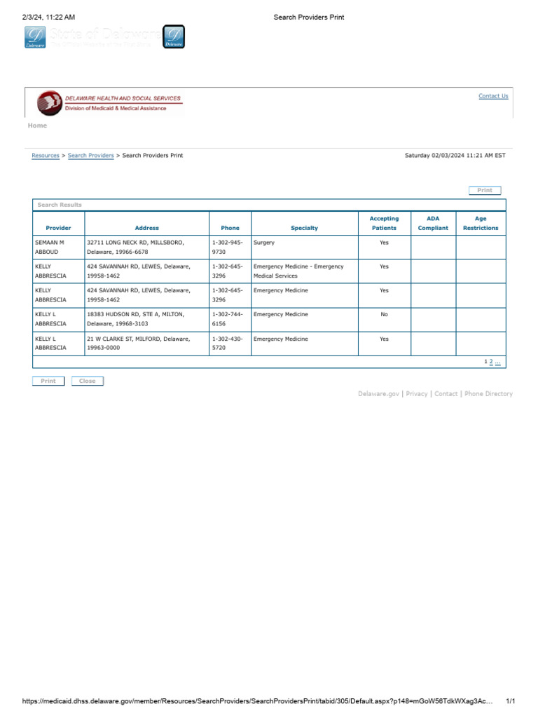 Search Providers Print | PDF