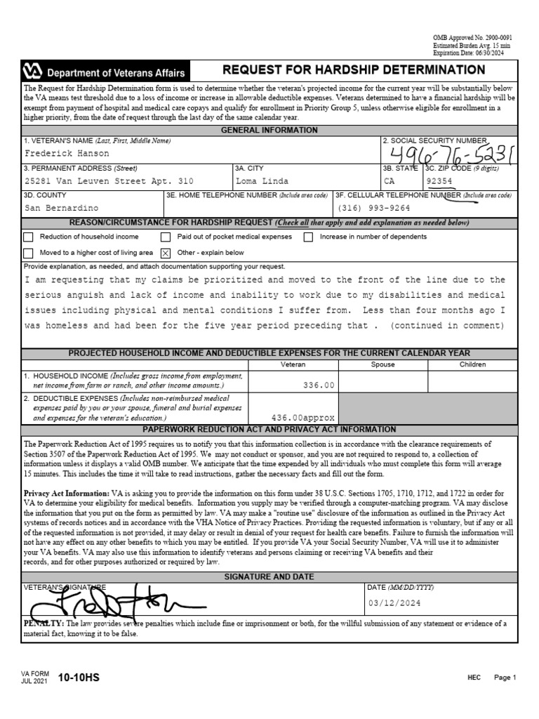vha-10-10HS-Req For Hardship Determination (2) FINAL FINAL Needs ...
