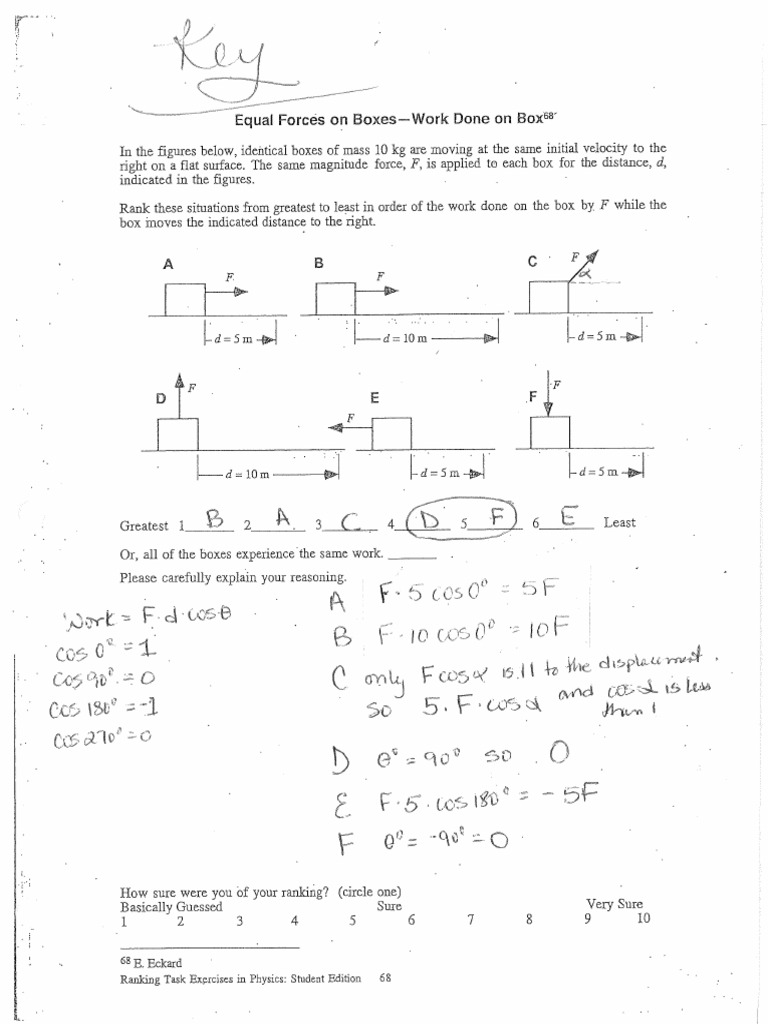 Energy Worksheet Keys | PDF