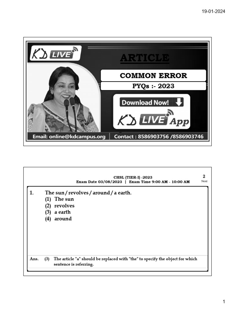 ARTICLE (2023) Common Error A4 20240121044742 | PDF | Language Families ...