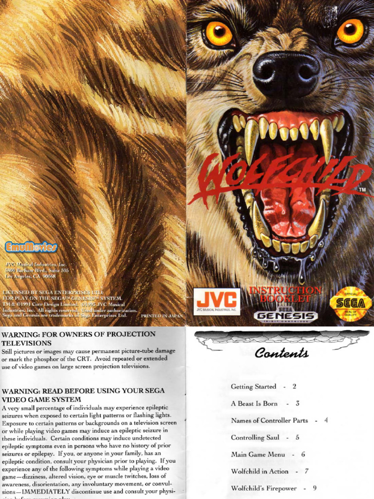Wolfchild - 1993 - JVC Musical Industries | PDF