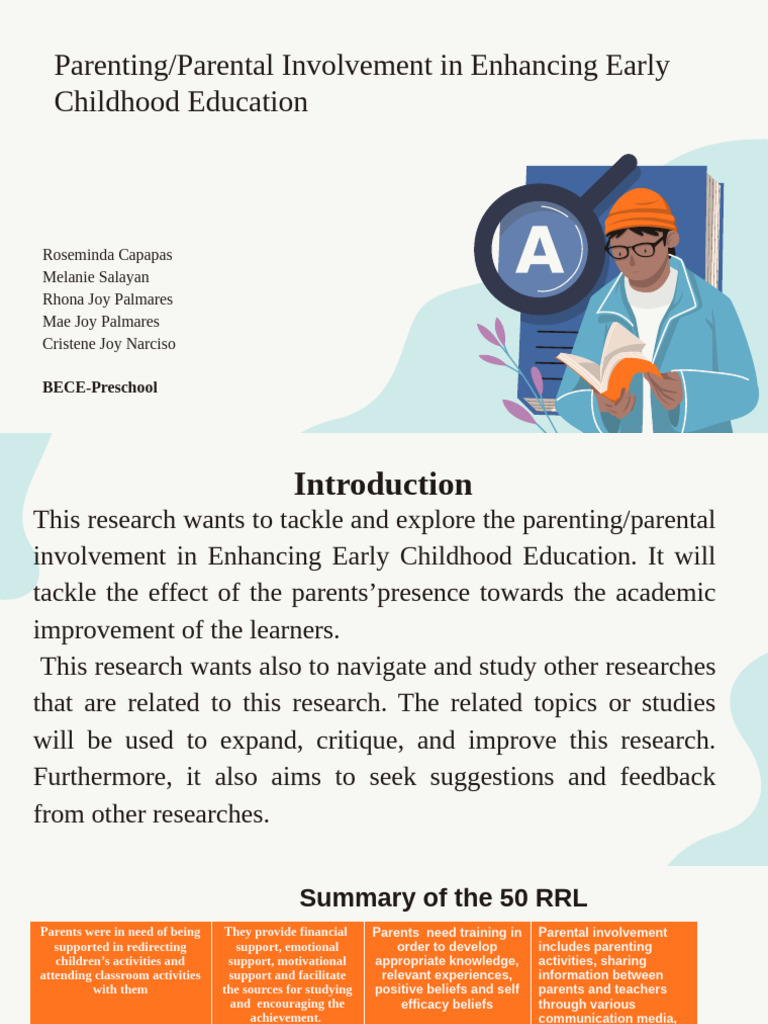 Parental Involvement-ECE | PDF | Qualitative Research | Parenting