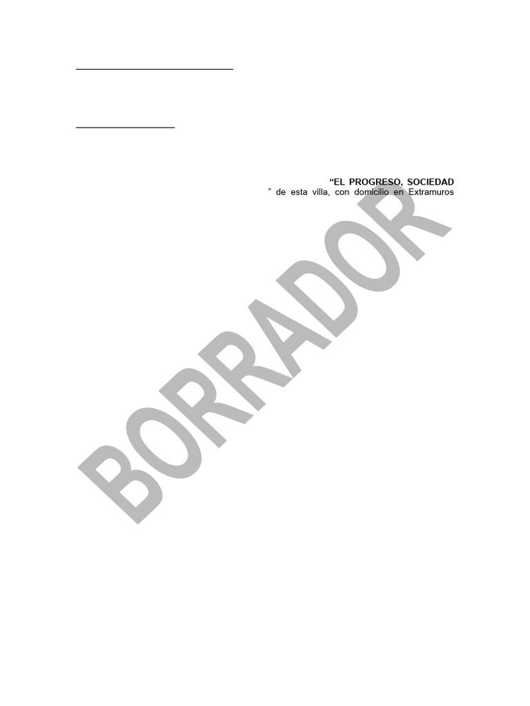 Borrador Poder Especial Notaría | PDF