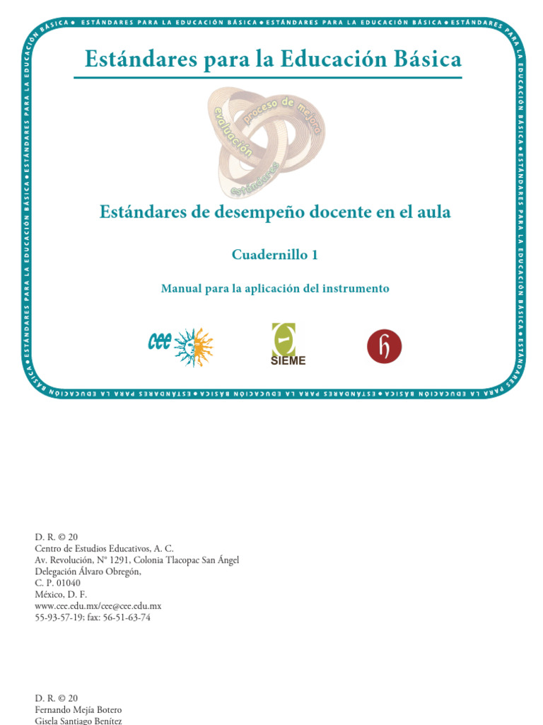 Cuadernillo_1 | PDF | Evaluación | Maestros