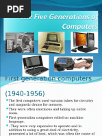 Computer Generations Overview Table | PDF