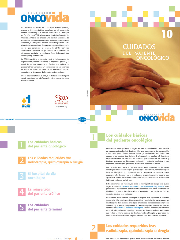 Cuidados Del Paciente Oncologico | PDF | Oncología | Cáncer