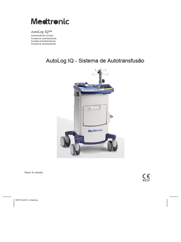 Manual do Sistema AutoLog IQ | PDF | Sangue | Plasma sanguíneo