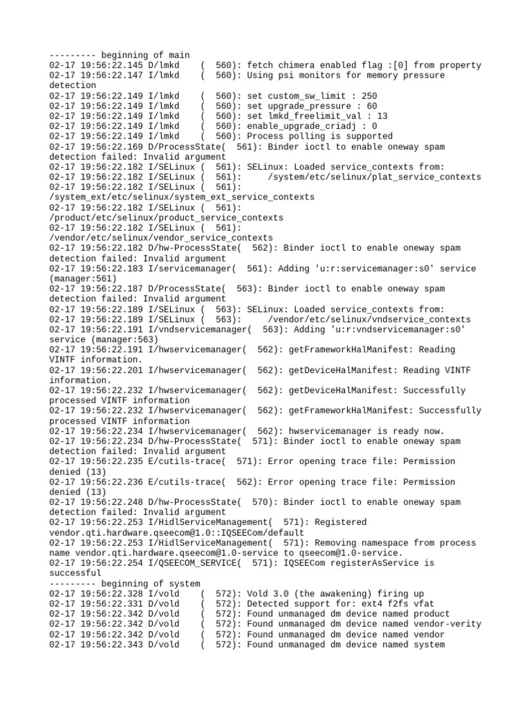 Logcat Prev CSC Log | PDF | Operating System Technology | Data Management