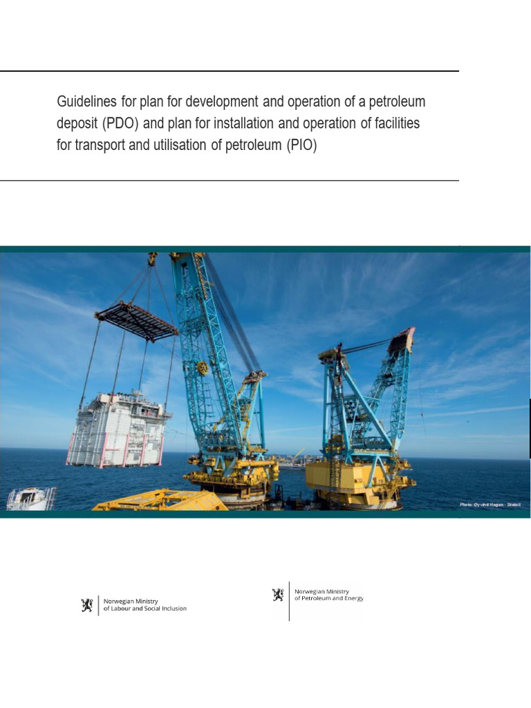 Norway NPD PDO AND PIO Guidelines | PDF | License | Petroleum