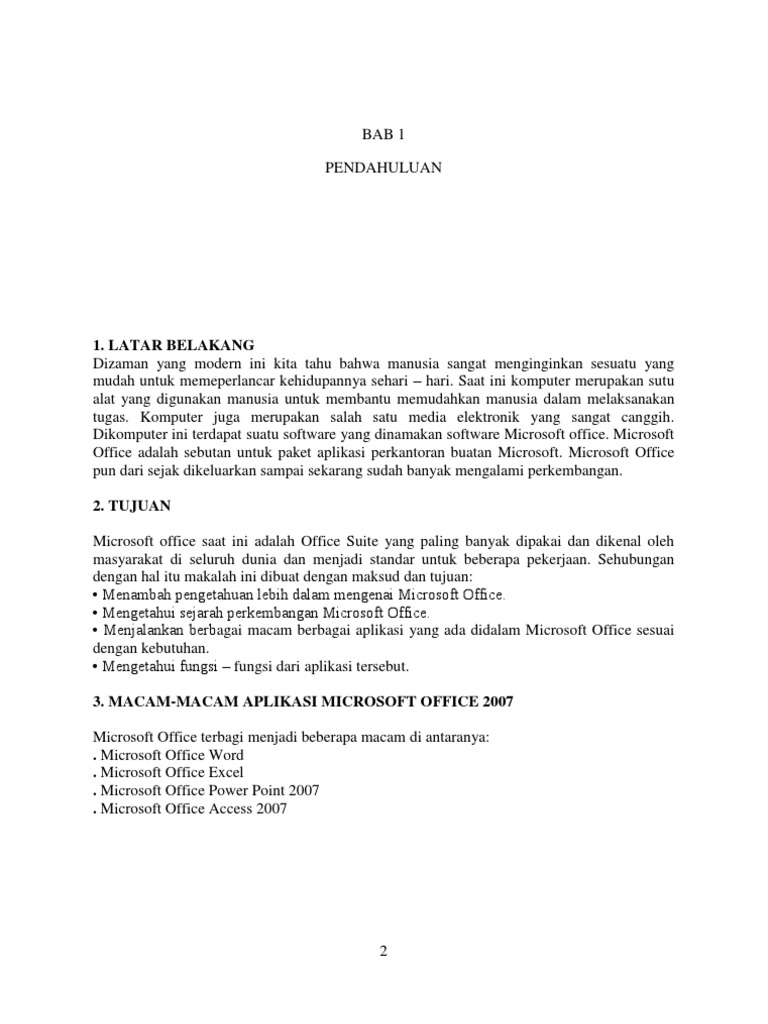 Sejarah Microsoft Office Pdf