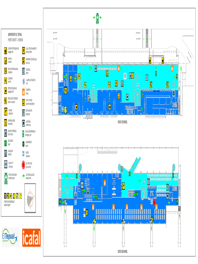 Planos Ubicación Hall Publico Sala de Embarque-Proyectos | PDF