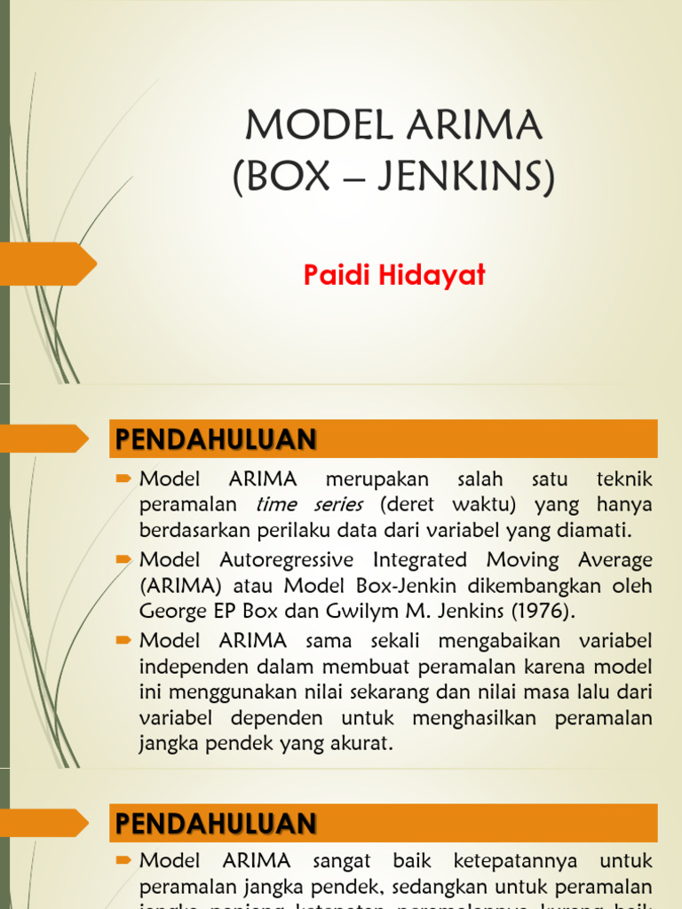 Model Arima | PDF