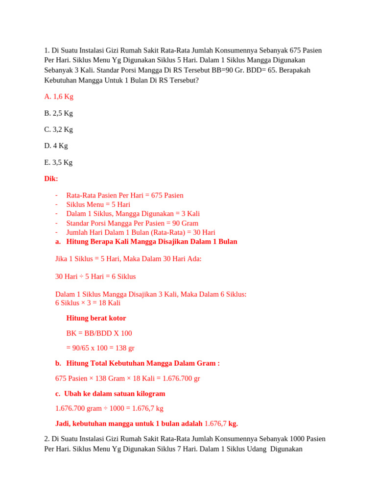 Soal Spmi Siklus Menu New | PDF