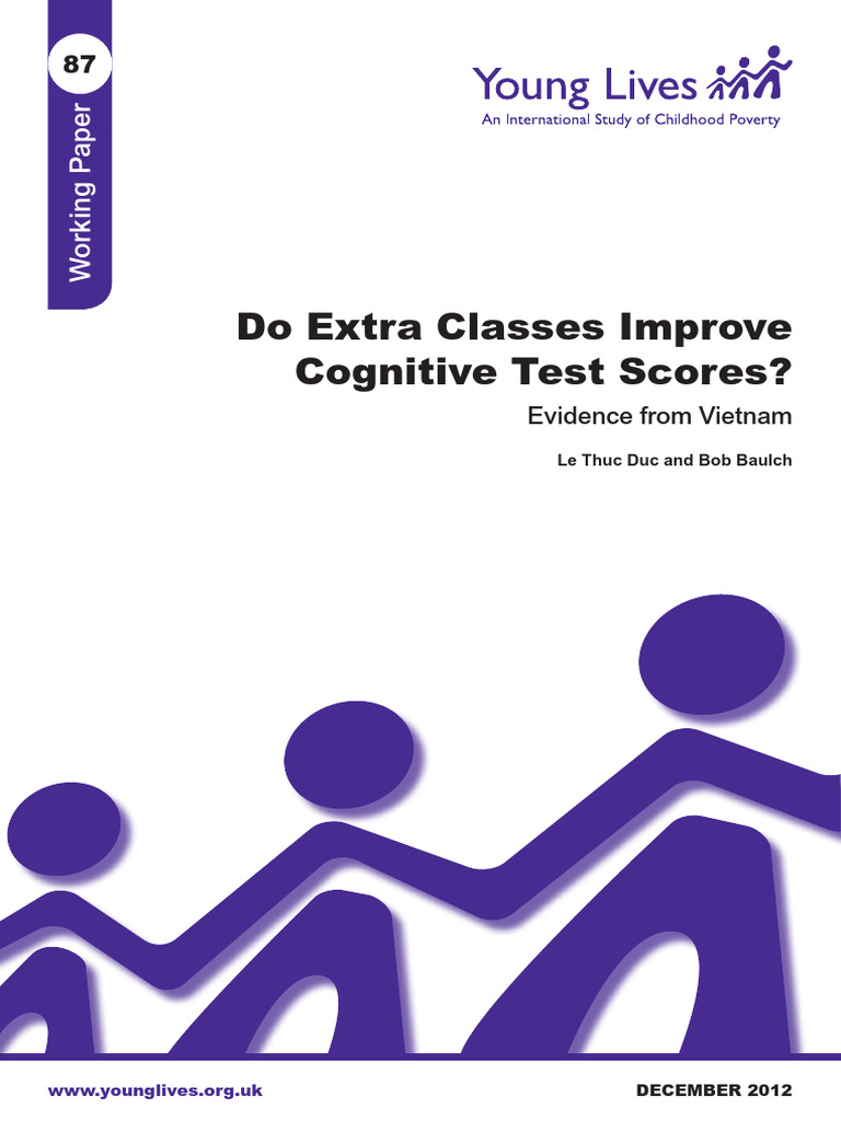Do Extra Classes Improve Cognitive Test Scores? | PDF