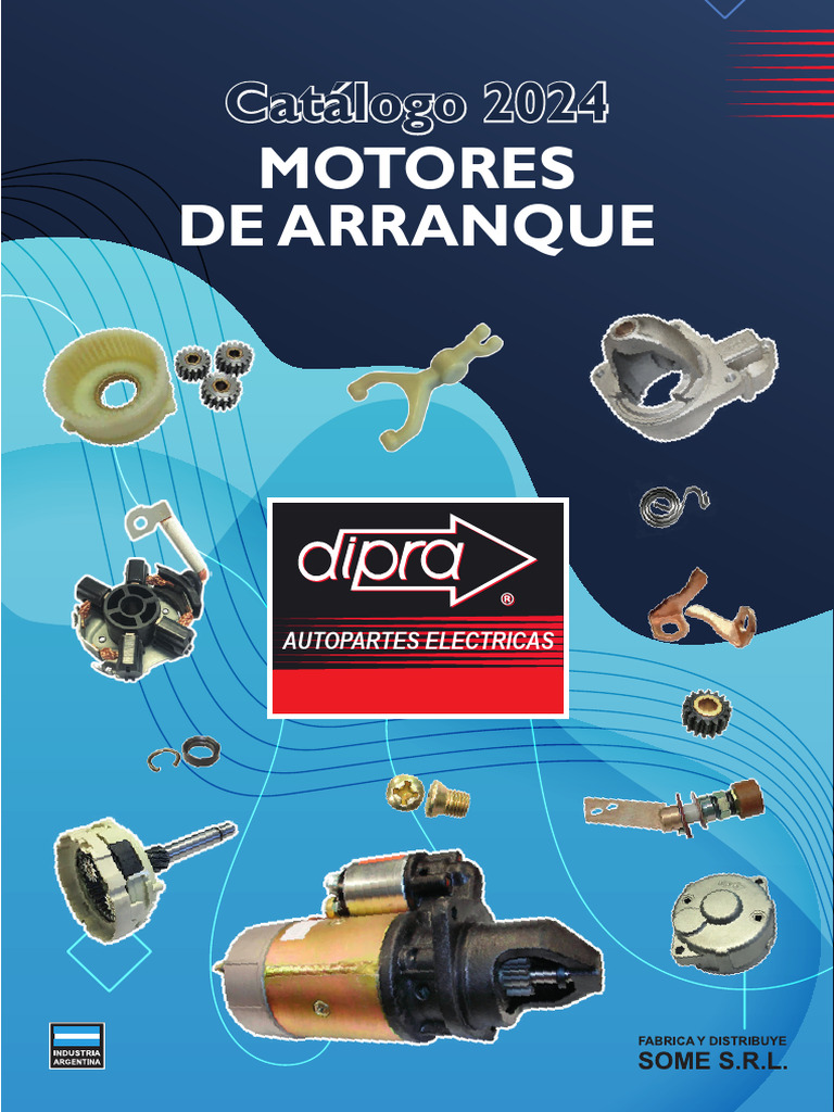 DIPRA Catalogo Motores de Arranque 2024 | PDF | Renault | Vehículos