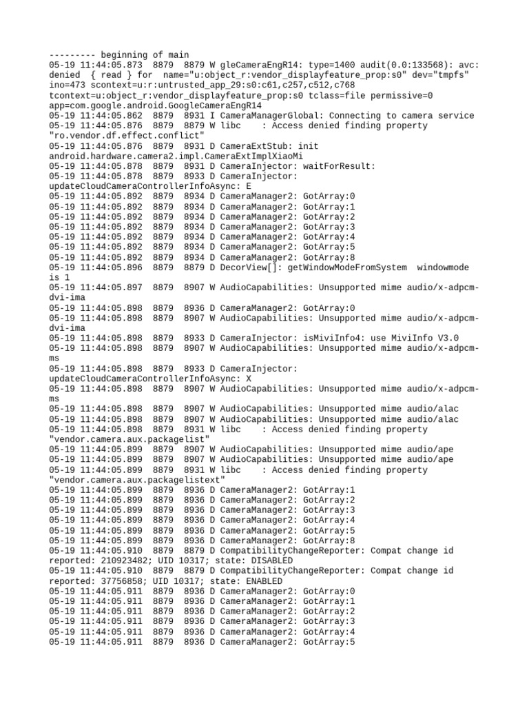 Log Cat 1747633445774 | PDF | Software | Computing