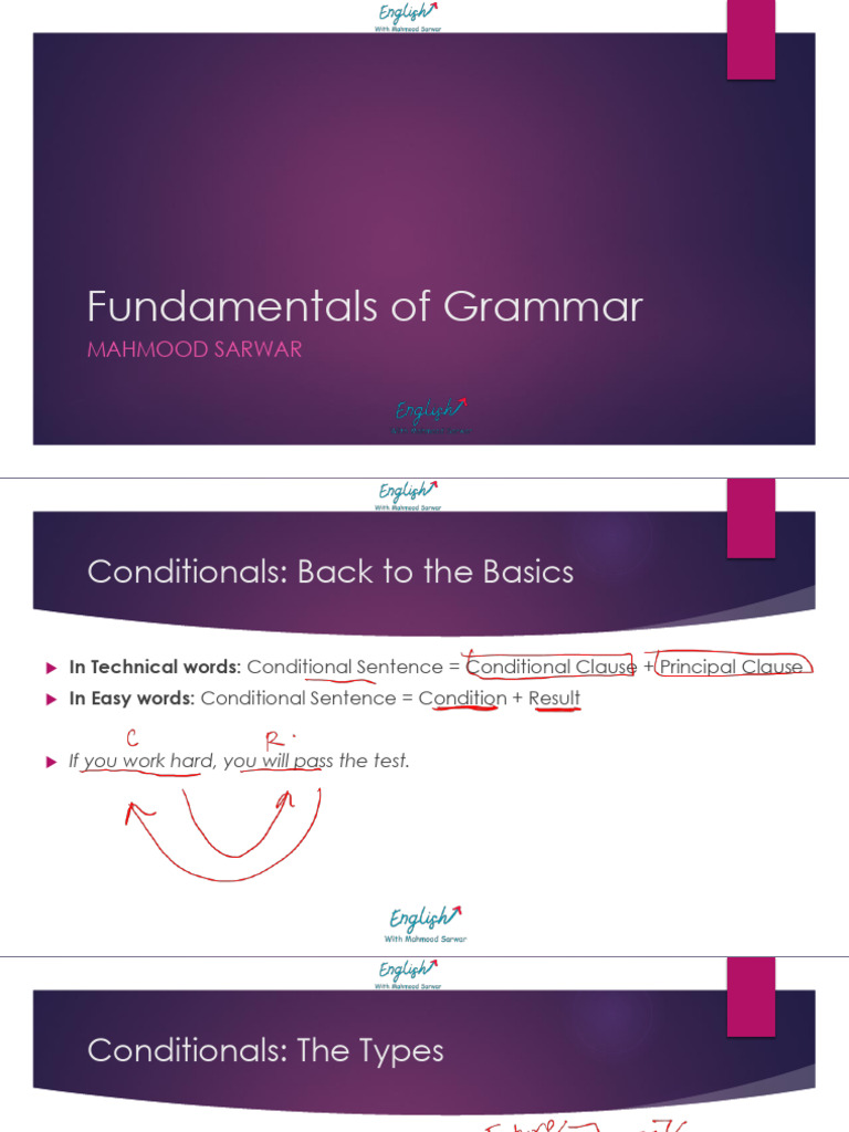 Understanding Conditional Sentences | PDF | Linguistic Morphology ...