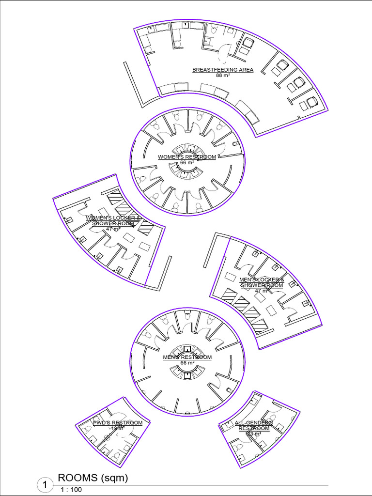 Iconic Restroom (5th Ver) (Room Sizes) | PDF