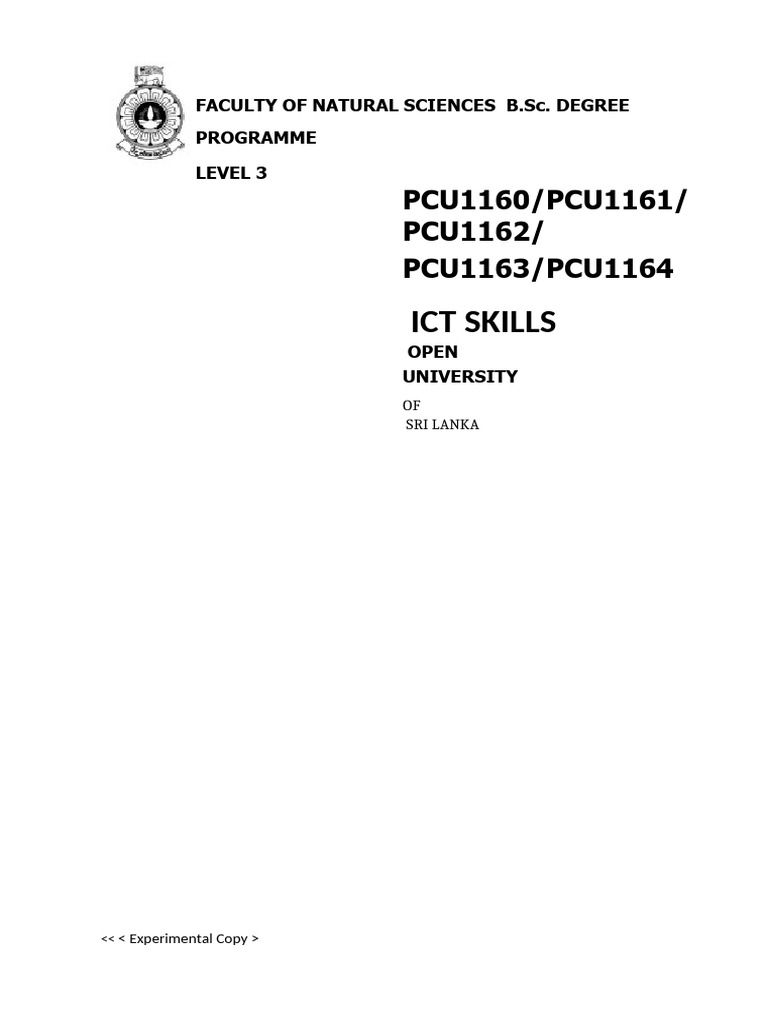 IICT Skills Full Book | PDF | Computer Data Storage | Microsoft Word