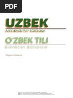 Muallimi Soniy: O'zbek Tili PDF | PDF